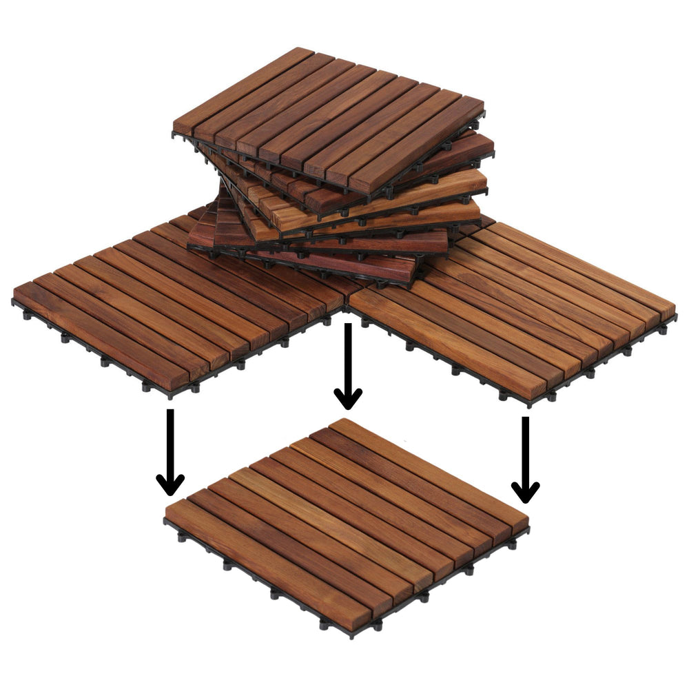 Enhance Your Outdoor Space With Teak Interlocking Tiles