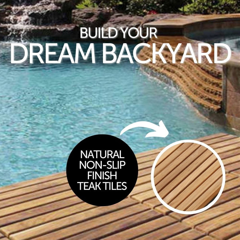 Sanford Natural Tiles, 9 Slat (10 sq ft)