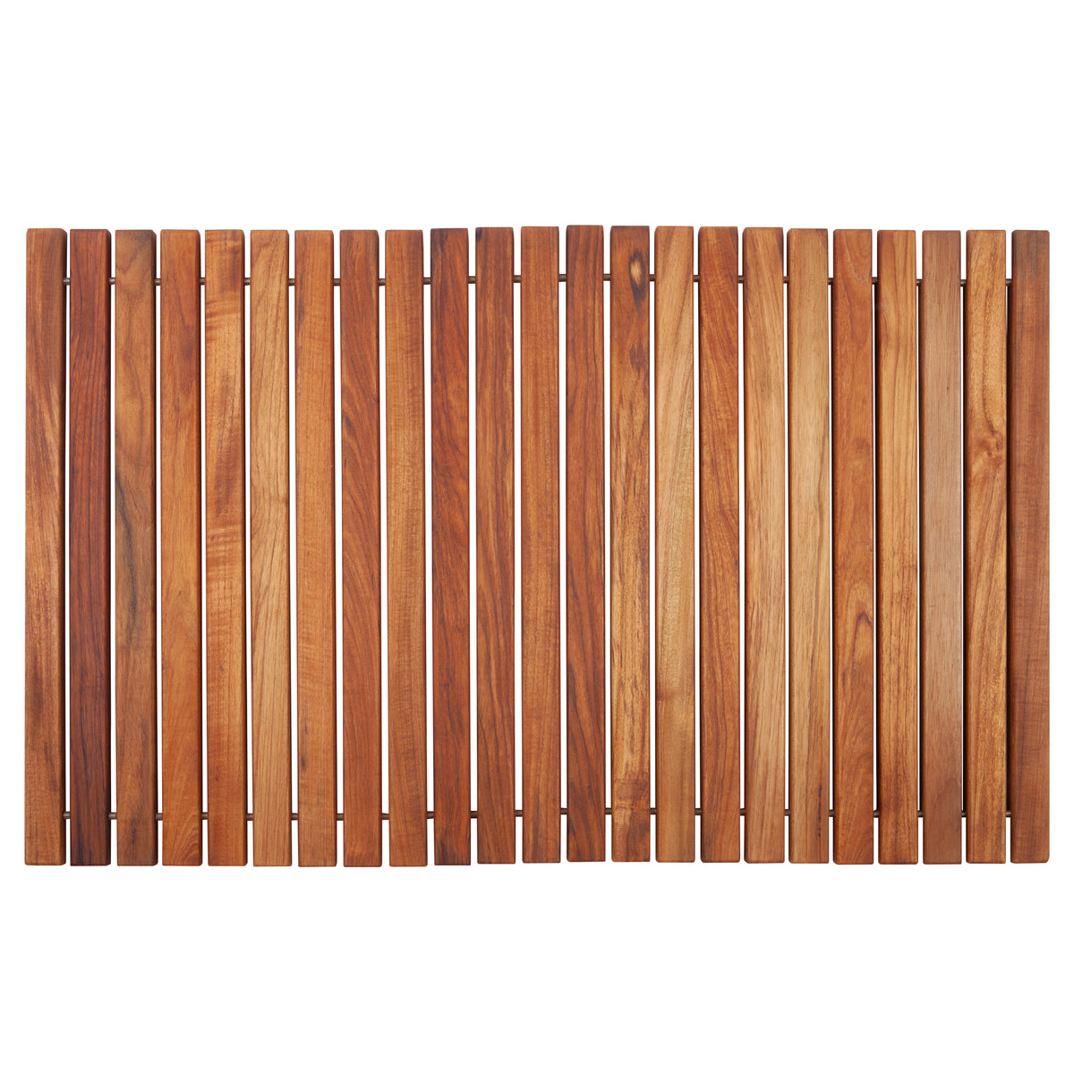 Luxury 100% Teak String Shower & Bath Mats | Non-Slip Finish